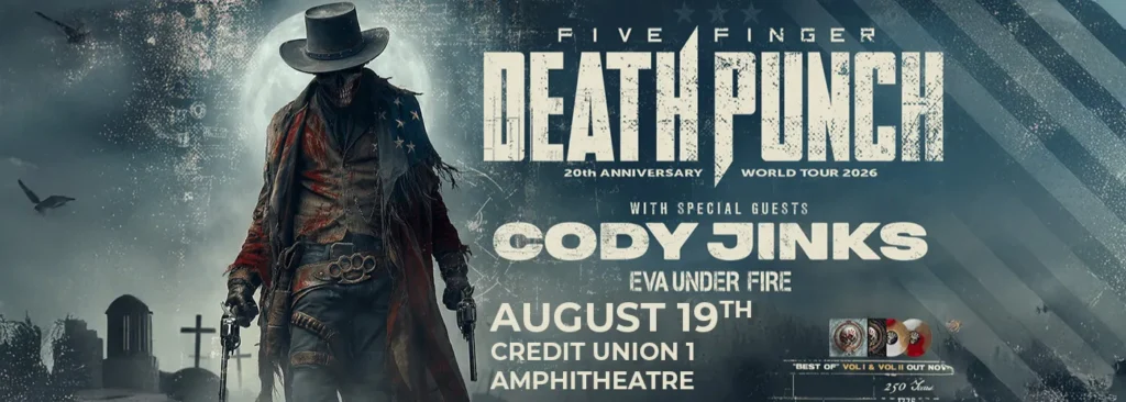Five Finger Death Punch, Cody Jinks & Eva Under Fire Tickets | 19 ...